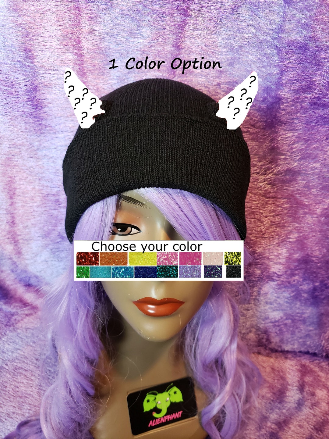 MADE TO ORDER Custom Color Horn Beanie - Etsy