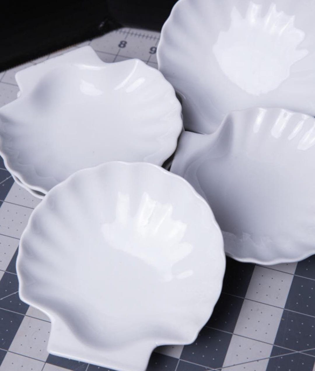 Set of 5 Vintage Scallop Shell Dishes - Bakeable - Etsy