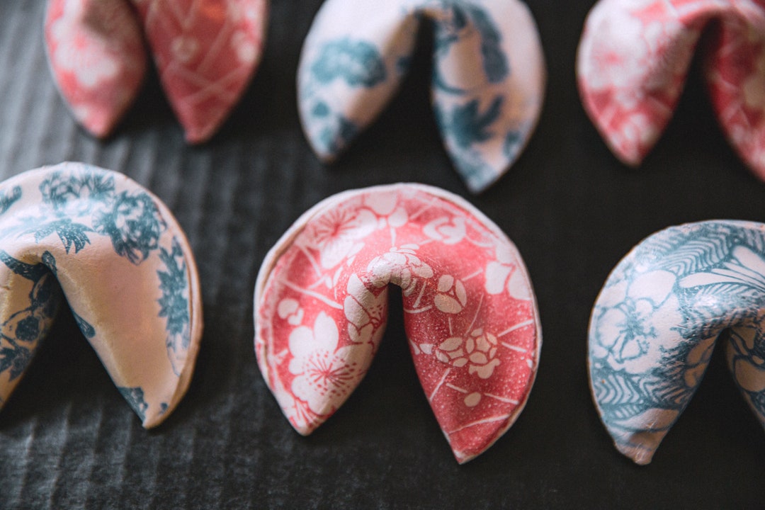 Ceramic Fortune Cookies Hand Made by Vespertine Workshop Decorative - Etsy