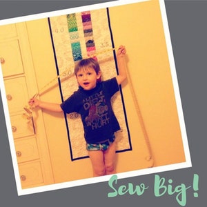 Sew Big! Growth Chart Quilt Pattern - Etsy