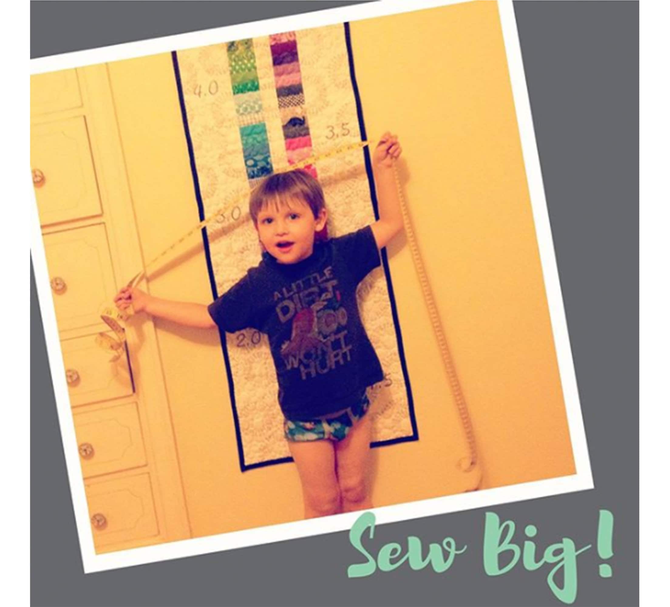 Sew Big! Growth Chart Quilt Pattern - Etsy