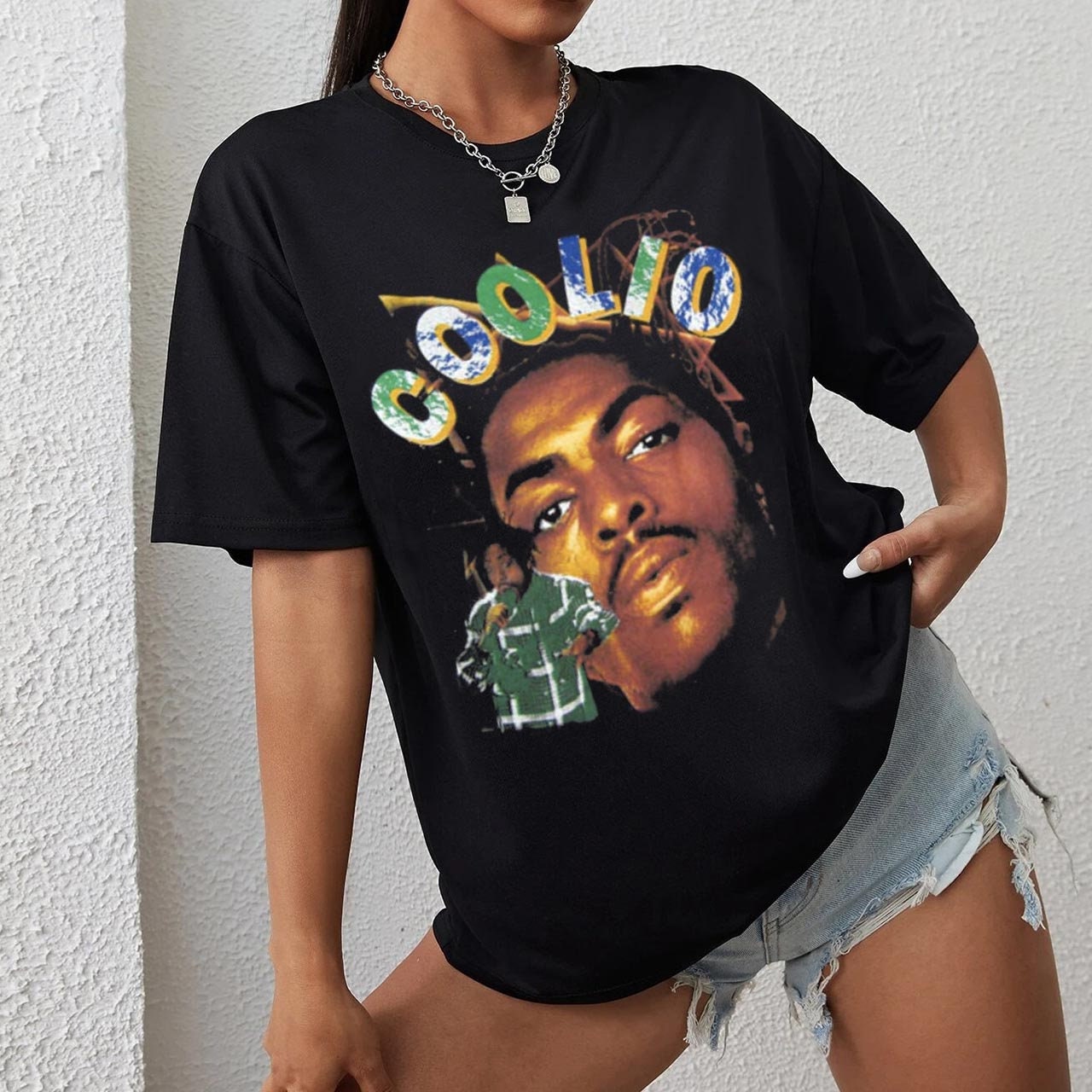 Vintage Coolio T-Shirt, Rest In Peace Coolio Shirt, RIP Coolio Shirt ...
