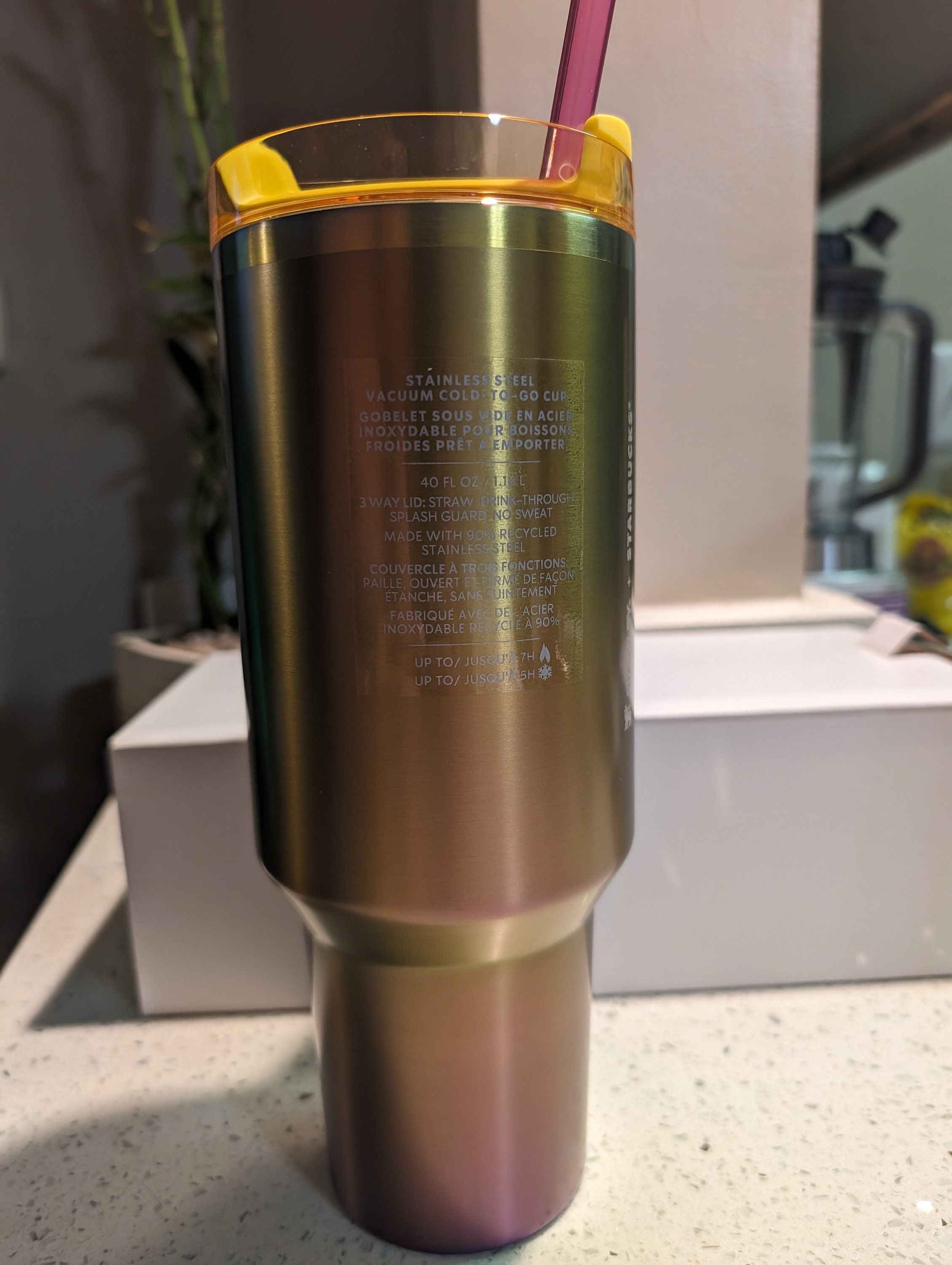 Starbucks X Stanley Collaboration authentic 40 Oz. Summer Quencher - Etsy