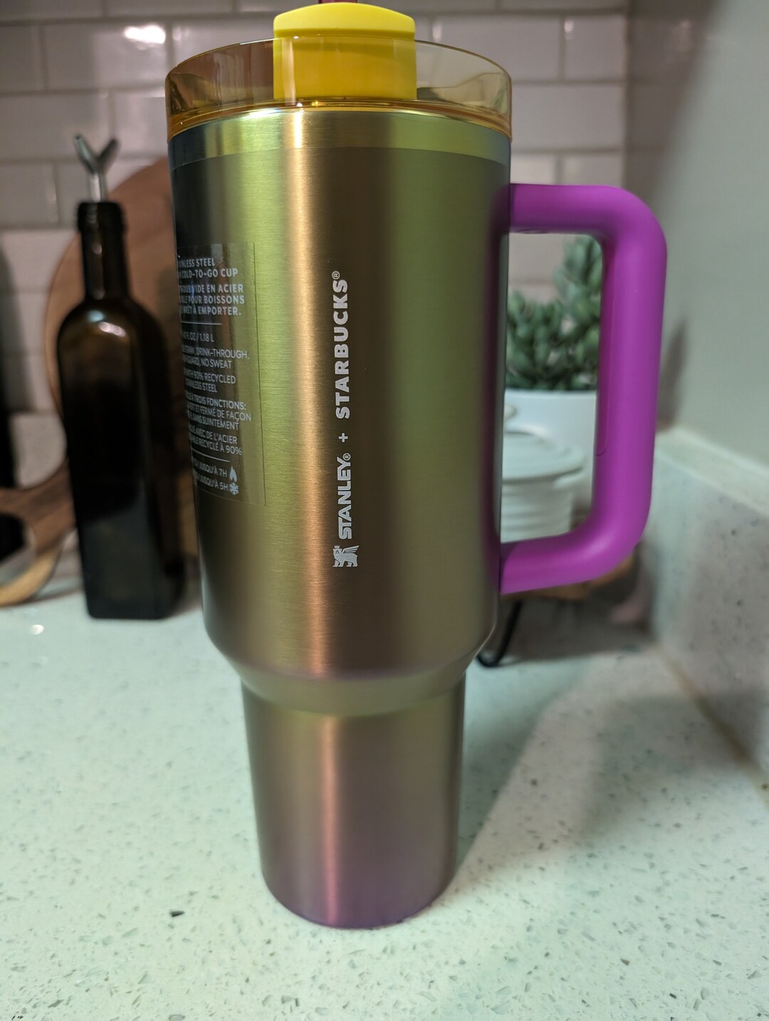 Starbucks X Stanley Collaboration authentic 40 Oz. Summer Quencher - Etsy