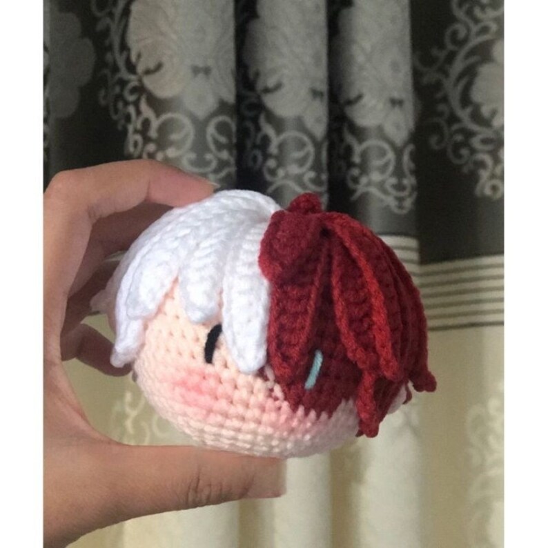 Crochet Todoroki Shoto Llavero My Hero Academia Crochet Todoroki Shoto ...