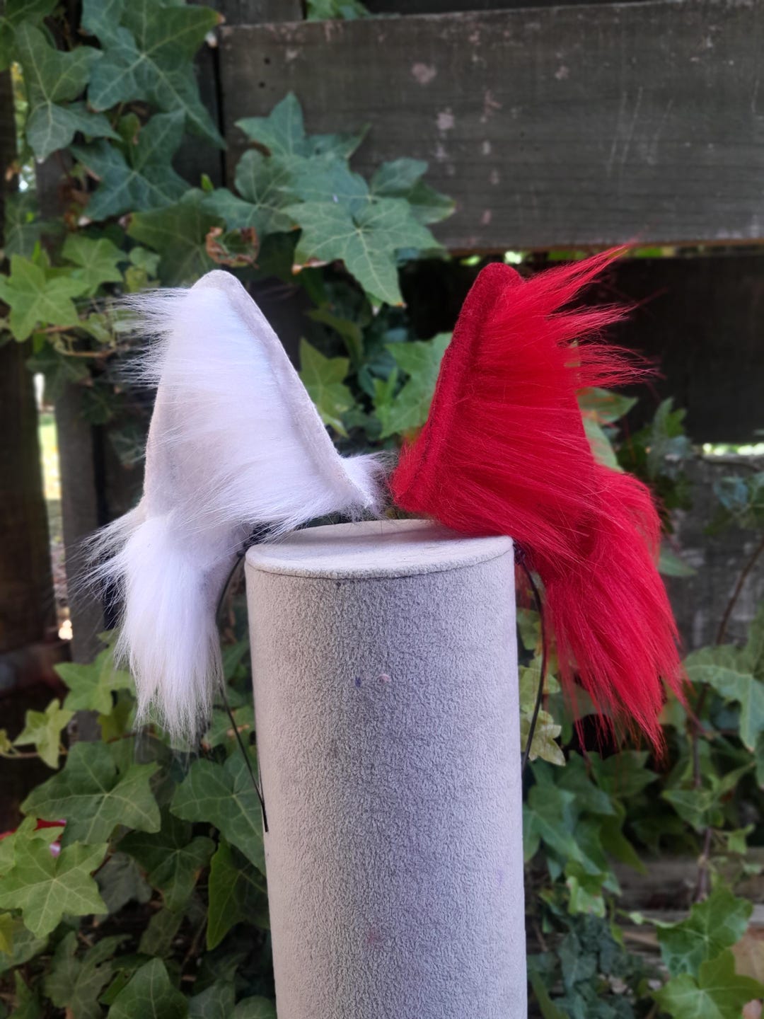 Todoroki Fox Ears Headband Red and White Fox Ears - Etsy