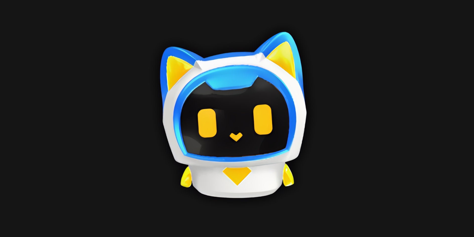 Neko Bot BLUE: Cyberpunk Robocat Twitch Stream Widget - Etsy