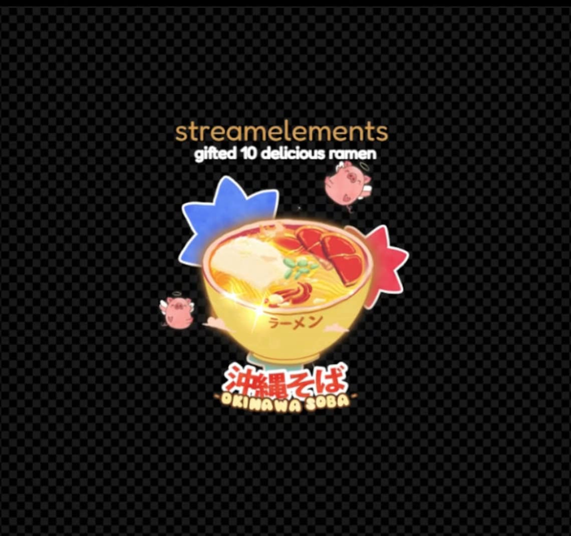 RAMEN Animated Stream Alerts | Anime Ghibli Style | Kawaii Japanese ...