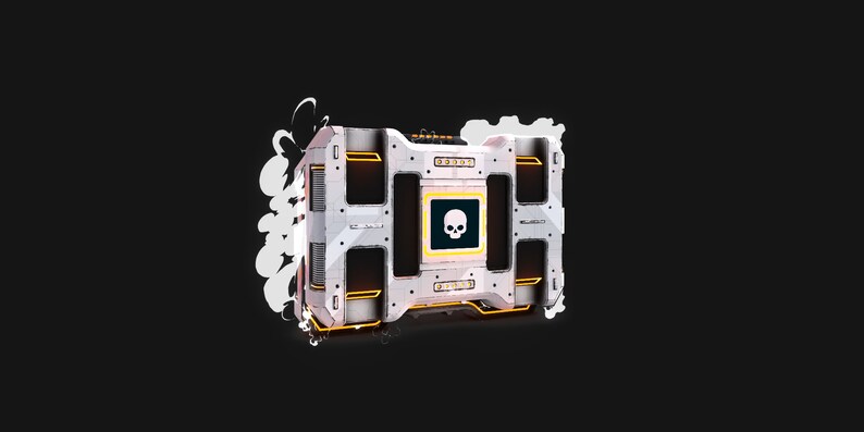 Cyber Case BLANCO: High-tech Stream Widget - Twitch/youtube Alerts - Etsy