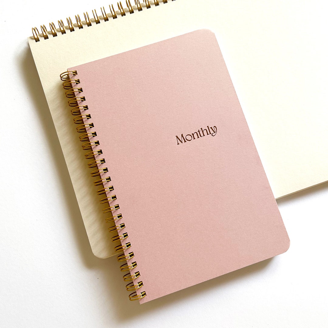 Small Monthly Planner, Undated, 5.5x8.5 Size, 15 Months With Notes - Etsy