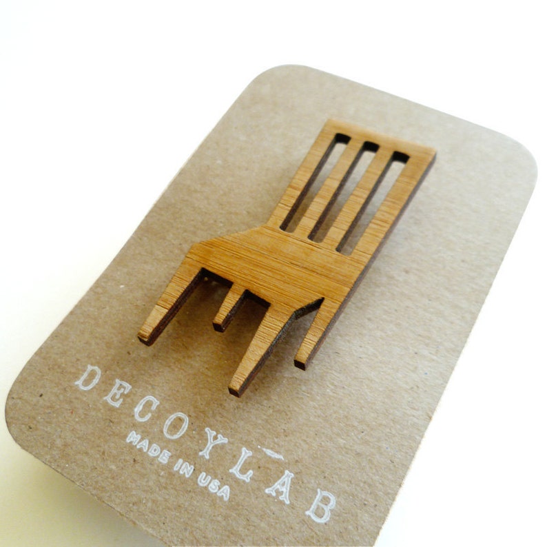 Chair pin cute brooch tiny gift | Etsy