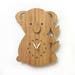 Koala Bear Wall Clock With Numbers Wood Clock for Nursery or - Etsy