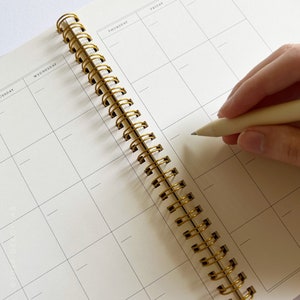 Small Monthly Planner, Undated, 5.5x8.5 Size, 15 Months With Notes - Etsy