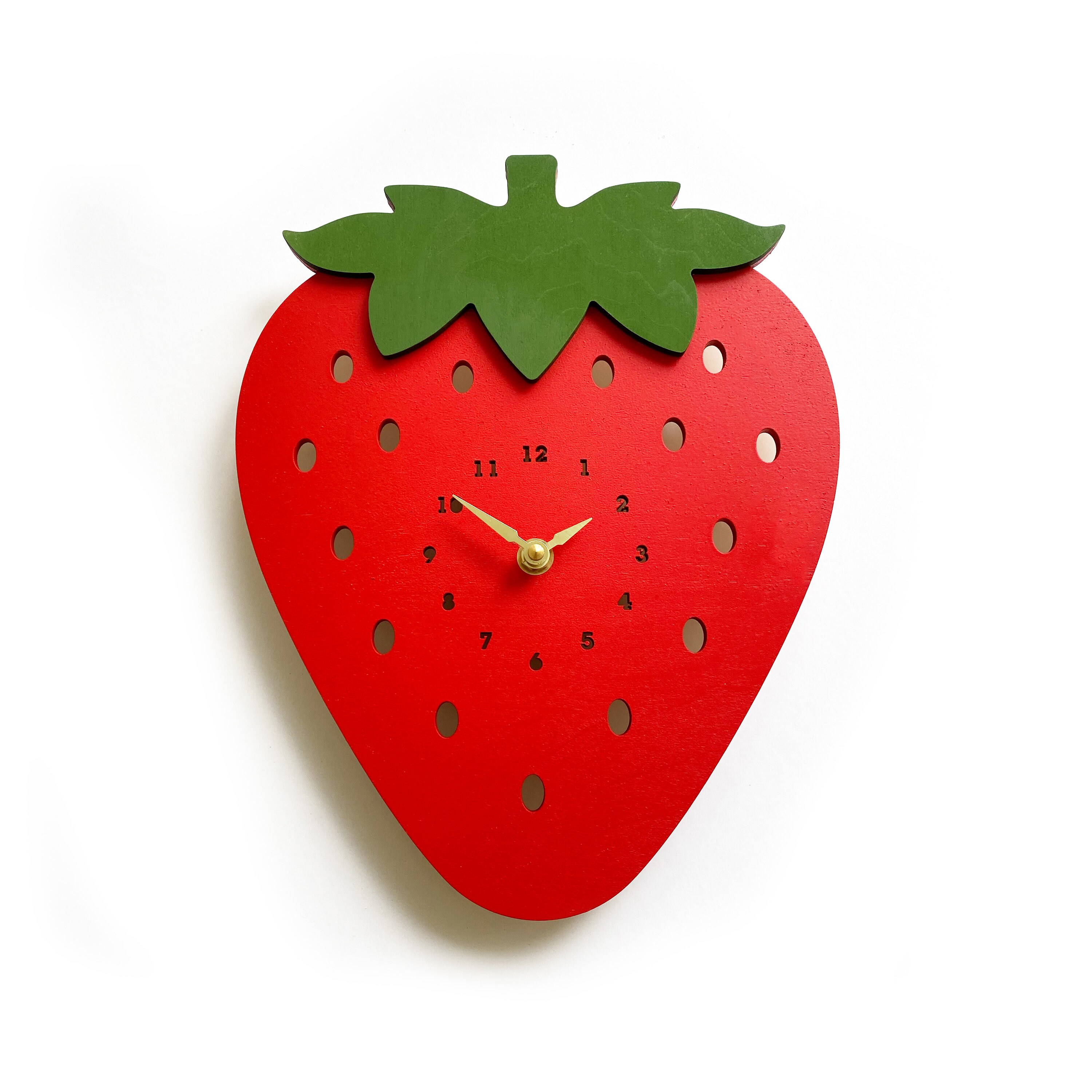 Strawberry Wall Clock Housewarming Birthday Baby Shower | Etsy