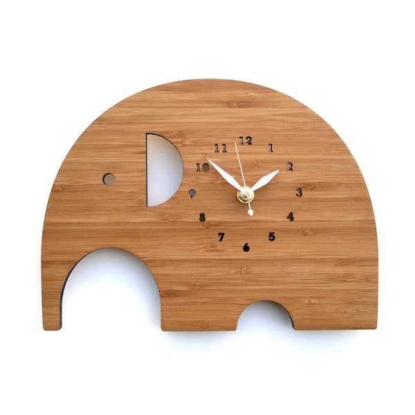 Elephant Clock - Etsy