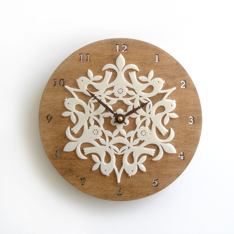 Scandinavian style wall clock scandinavian modern decor | Etsy