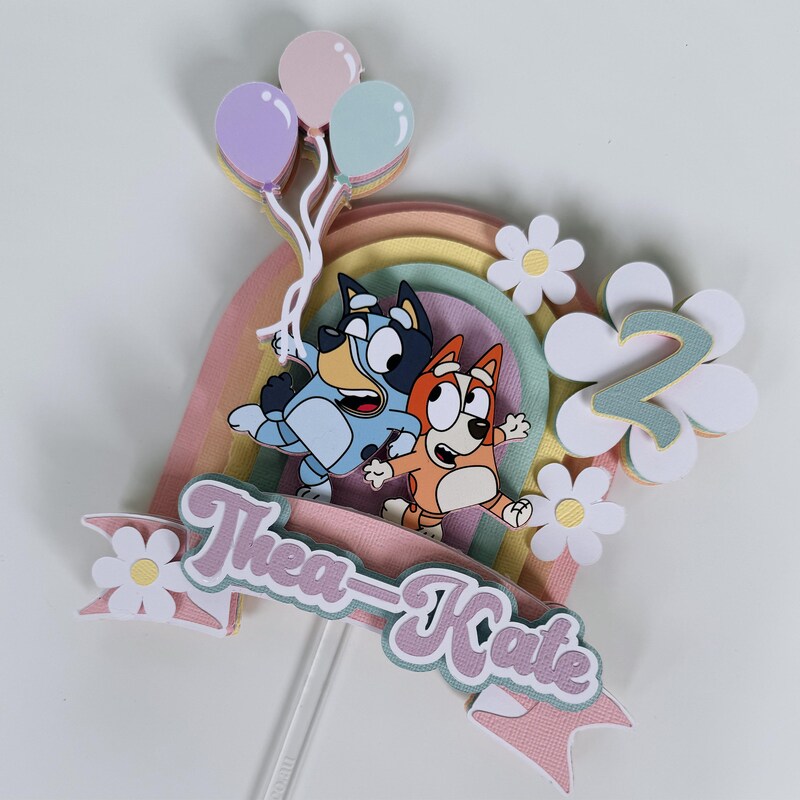 Bluey Cake Topper - Etsy