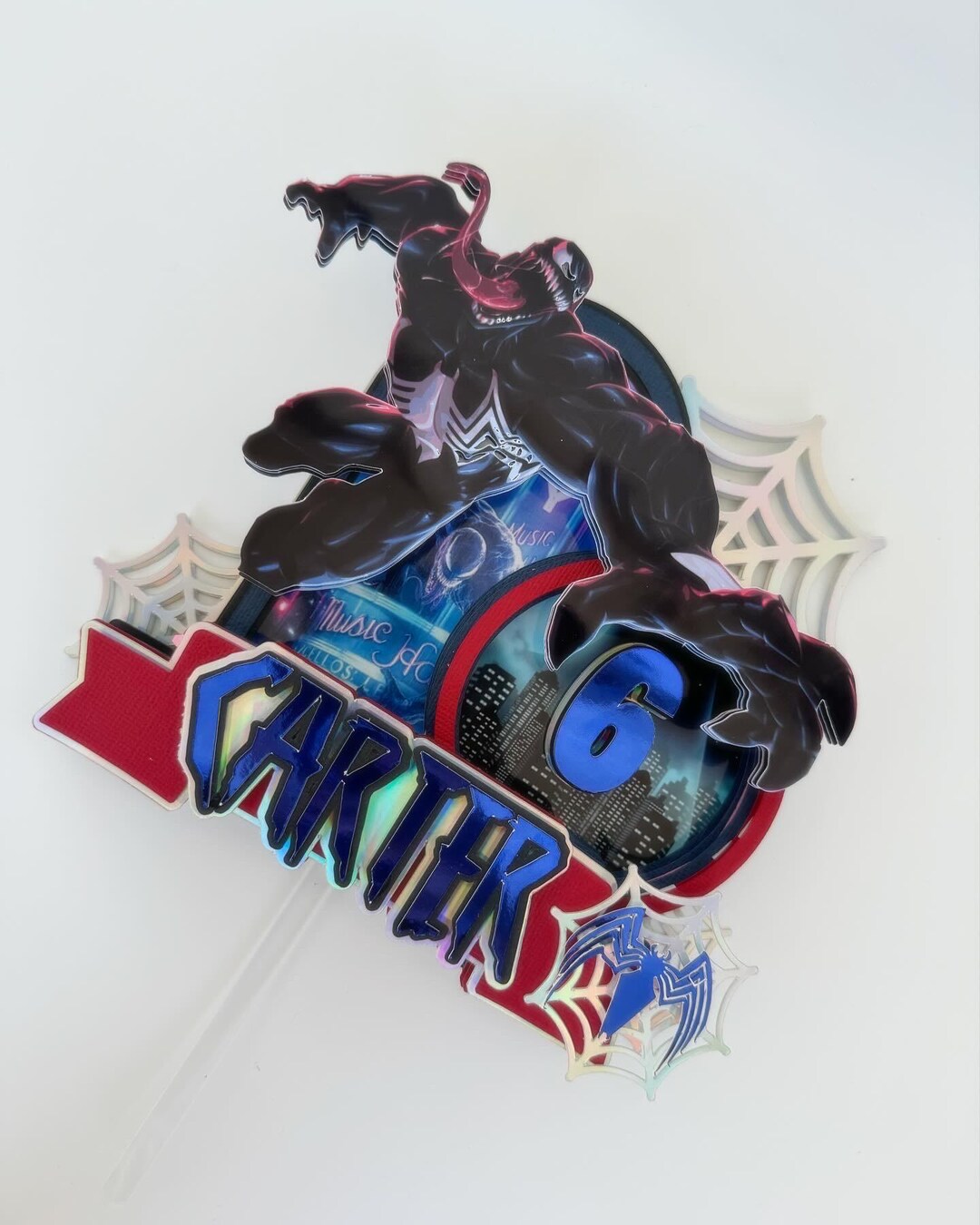 Venom Cake Topper - Etsy