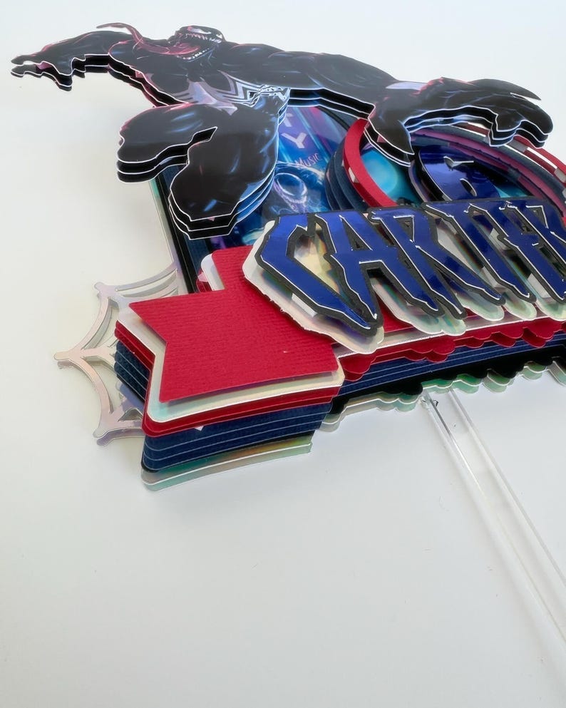 Venom Cake Topper - Etsy