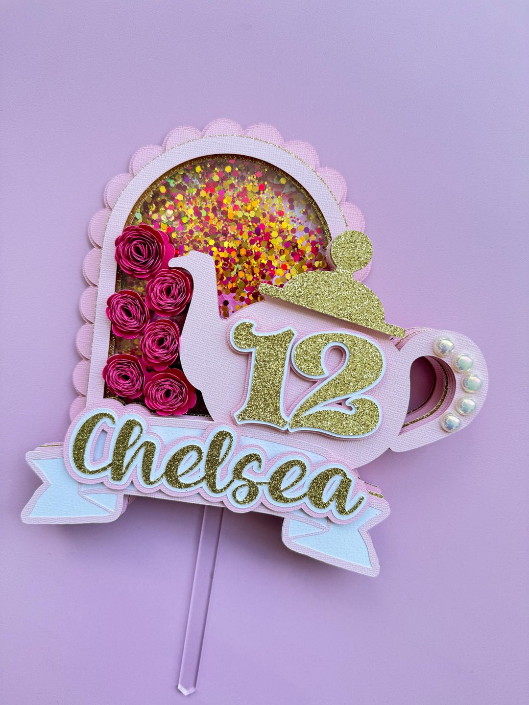 High Tea Cake Topper - Etsy