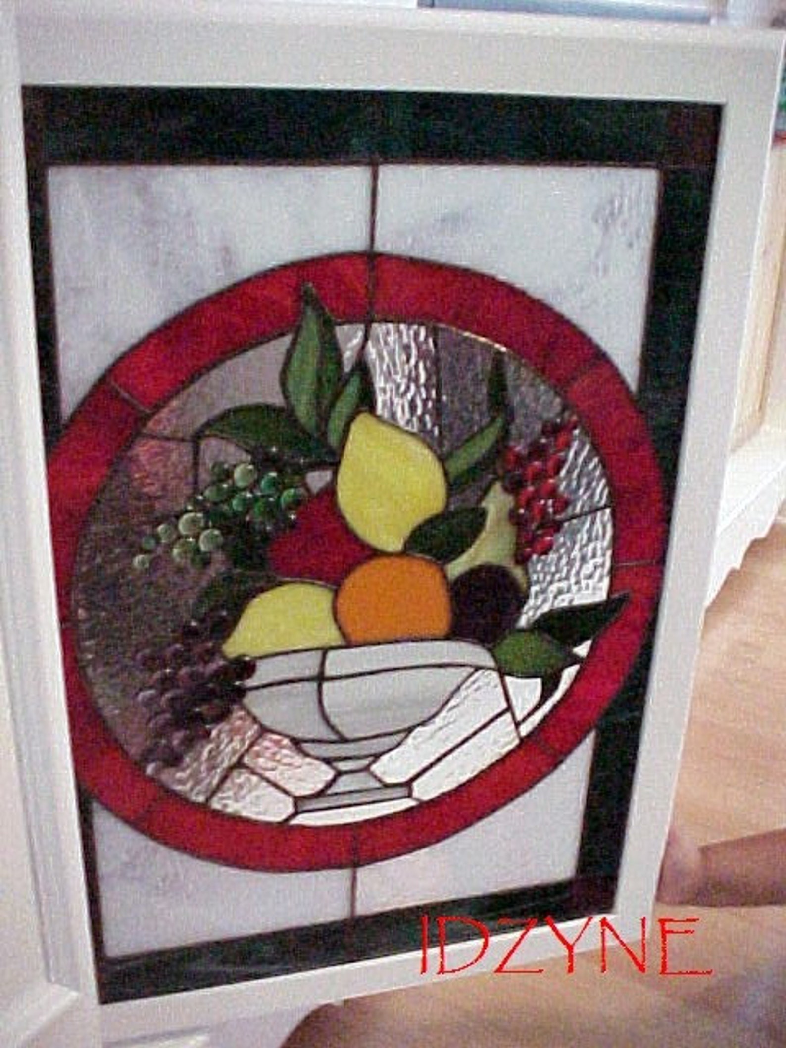 Stained Glass Fruit Bowl 3 Dimensional Art Glass Panel - Etsy
