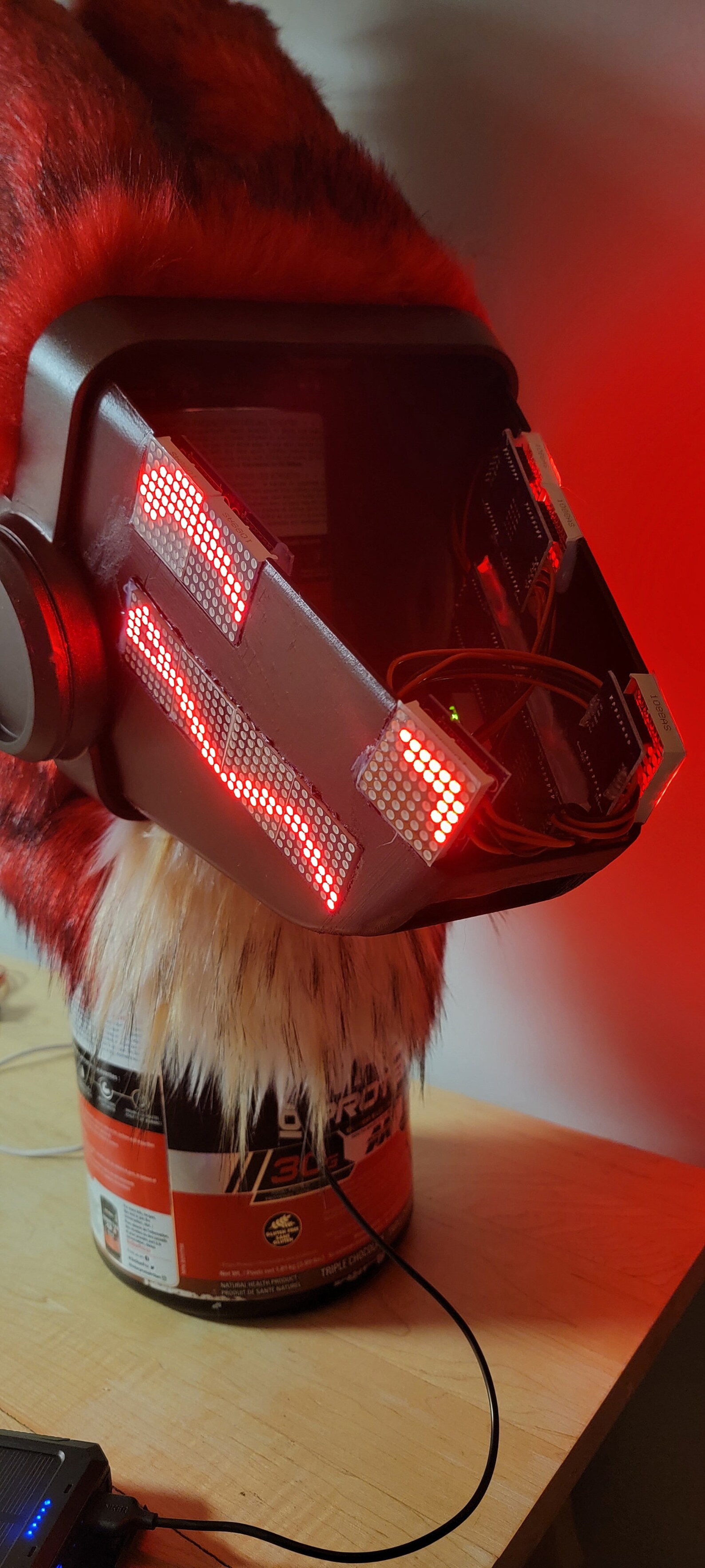 Protogen Face Full Led Max Matrix (LIGHTS ONLY) - Etsy