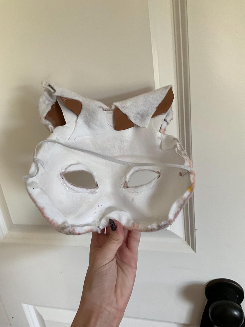 Cute Bald Cat Cosplay Mask therian, Furry, Cosplayer - Etsy