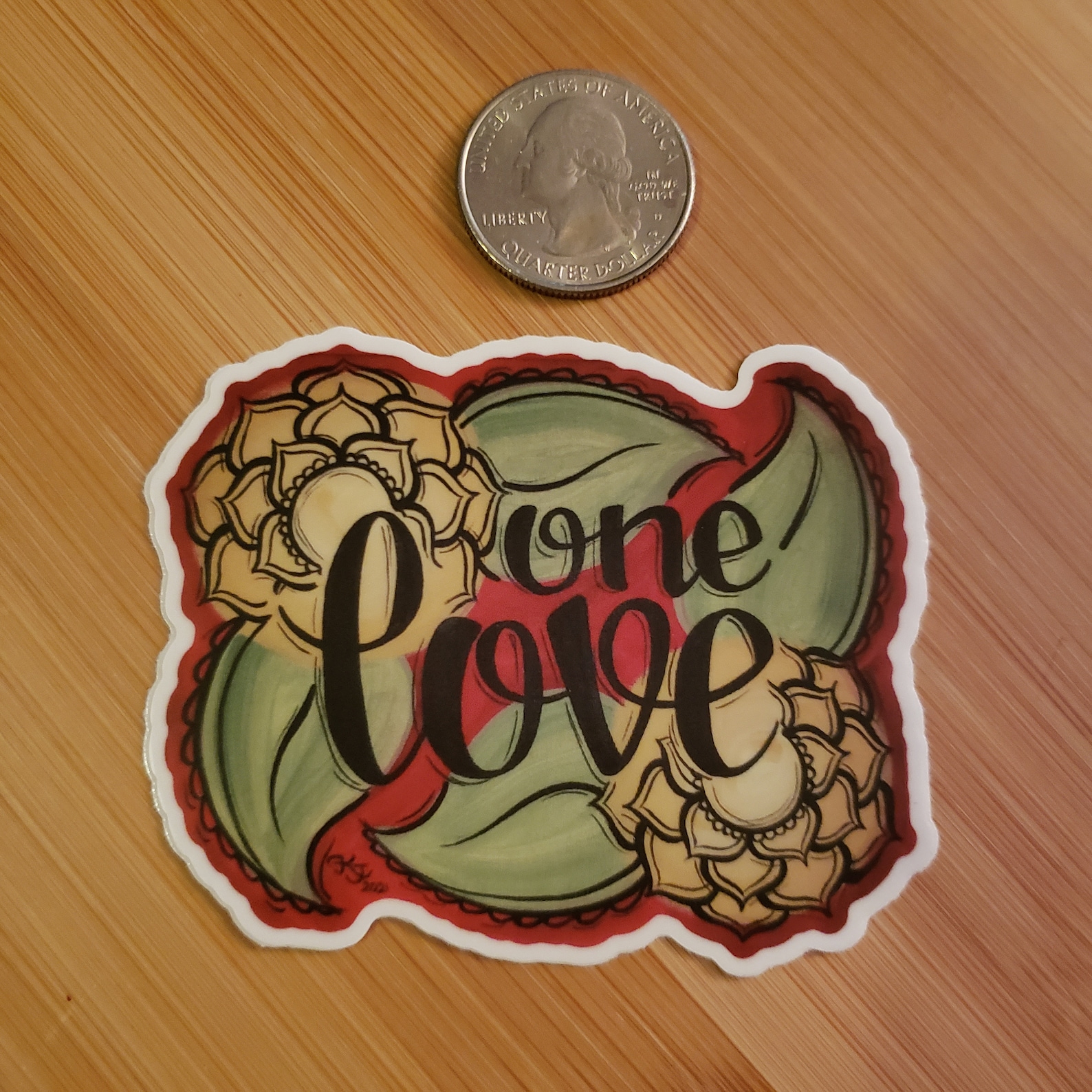 One Love Vinyl Sticker -waterproof, Laptop - Etsy