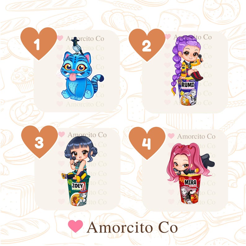 Cute Kawaii 4 Sticker Pack | Waterproof Vinyl Stickers | Sanrio ...