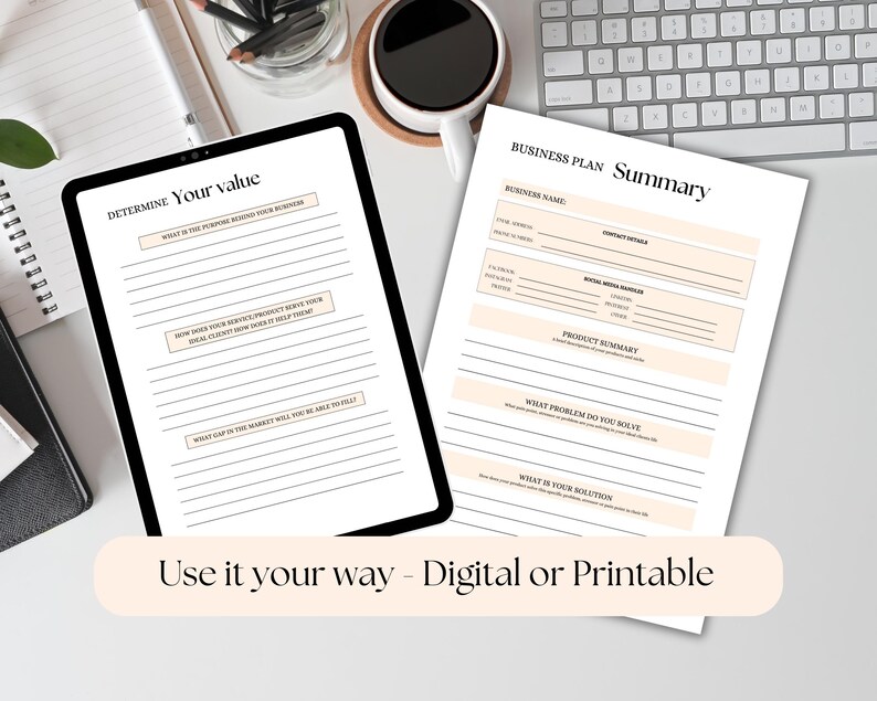 Ultimate Business Planner Printable | Small Business Organizer | Women ...