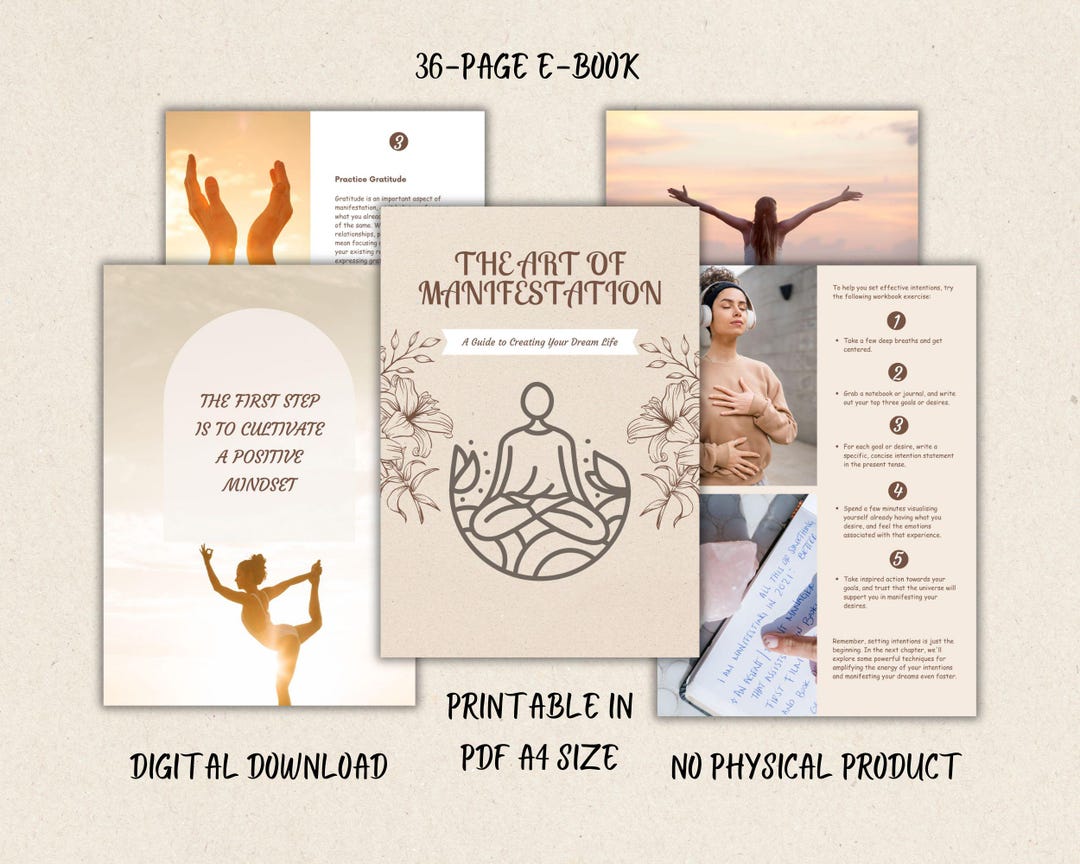 The Art of Manifestation E-book: Transform Your Life With This 36-page ...
