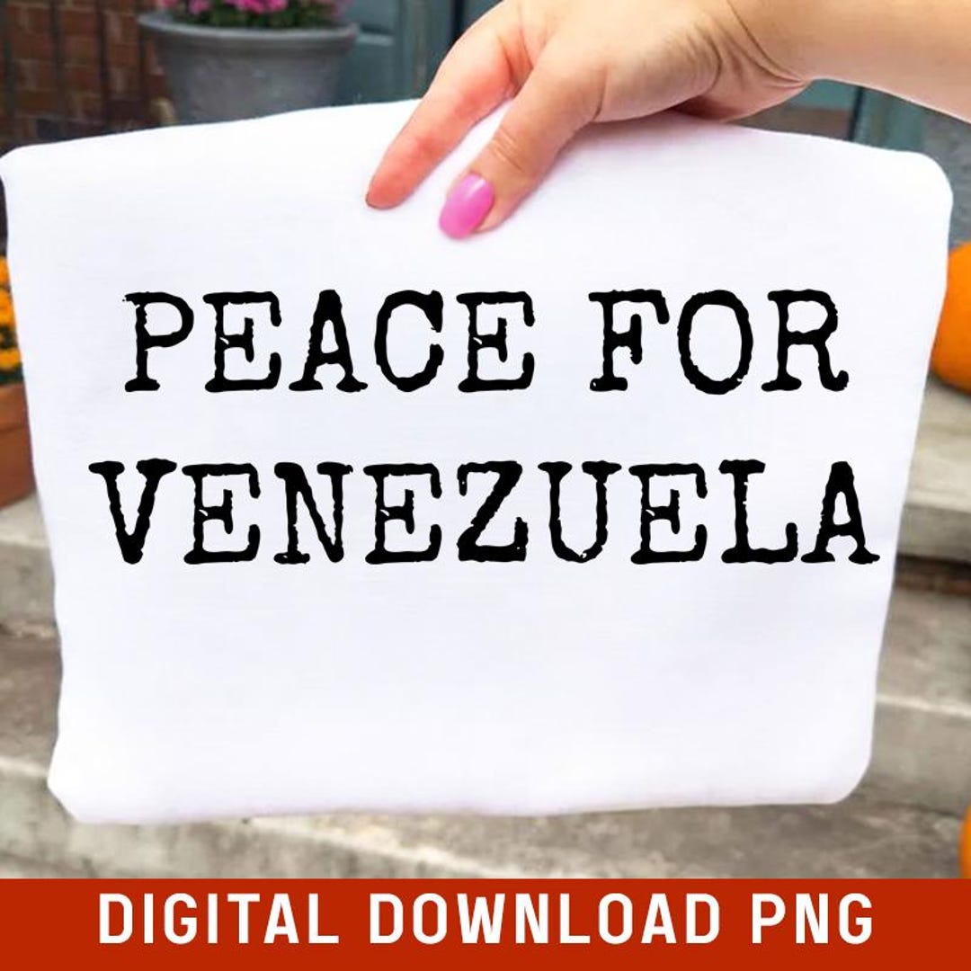 Peace for Venezuela PNG SVG, Anti War (instant Download) - Etsy