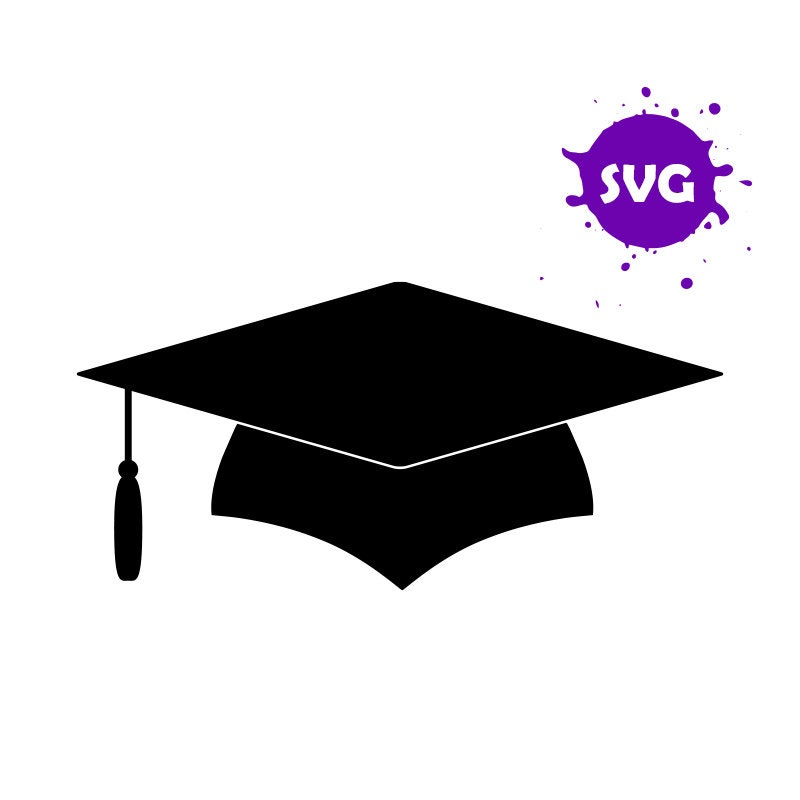 Graduation Cap Svg - Etsy