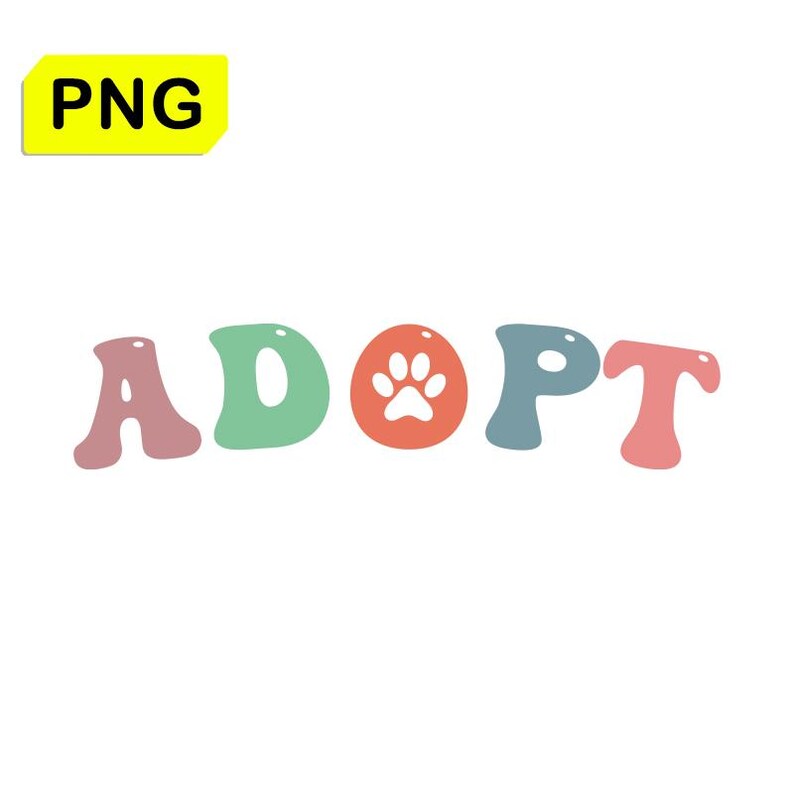 Adoption Day PNG: Pet Adoption Announcement (digital Download) - Etsy