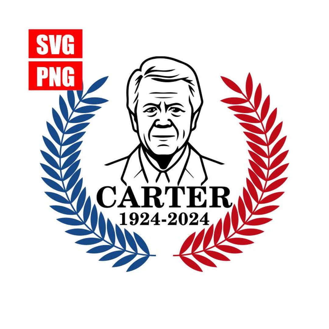 Jimmy Carter SVG, Jimmy Carter Png, Jimmy Carter RIP, Jimmy Carter ...
