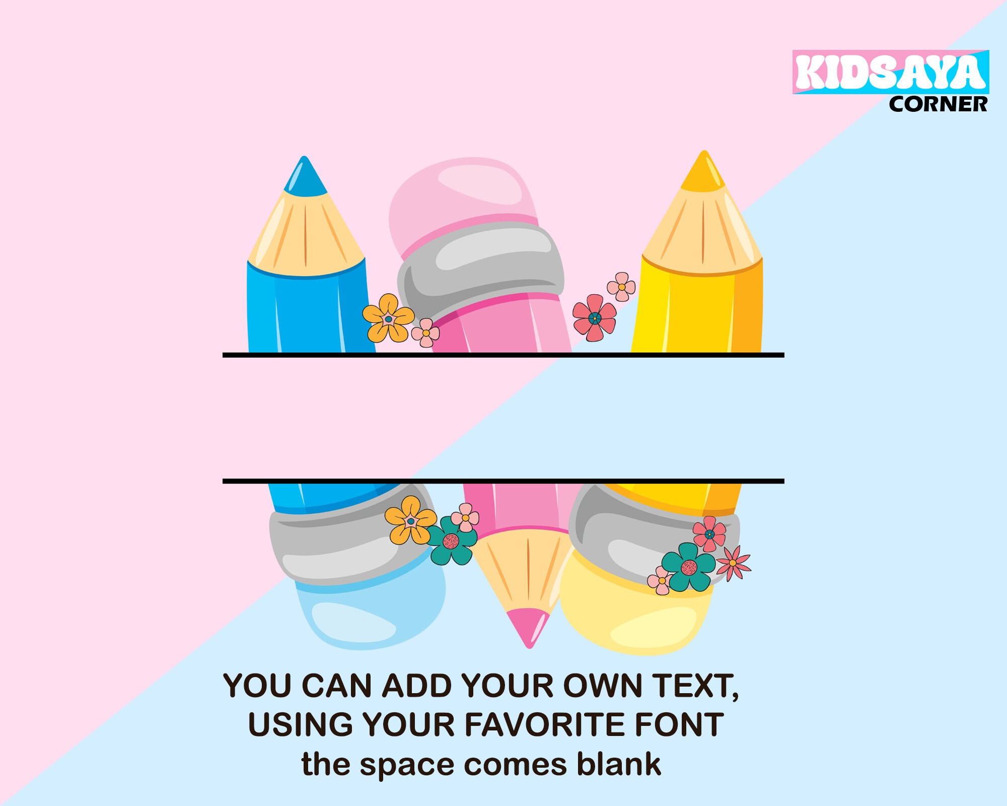 Pencil Name Frame Png, Teacher Png, Teacher Shirt, School Png, Digital ...