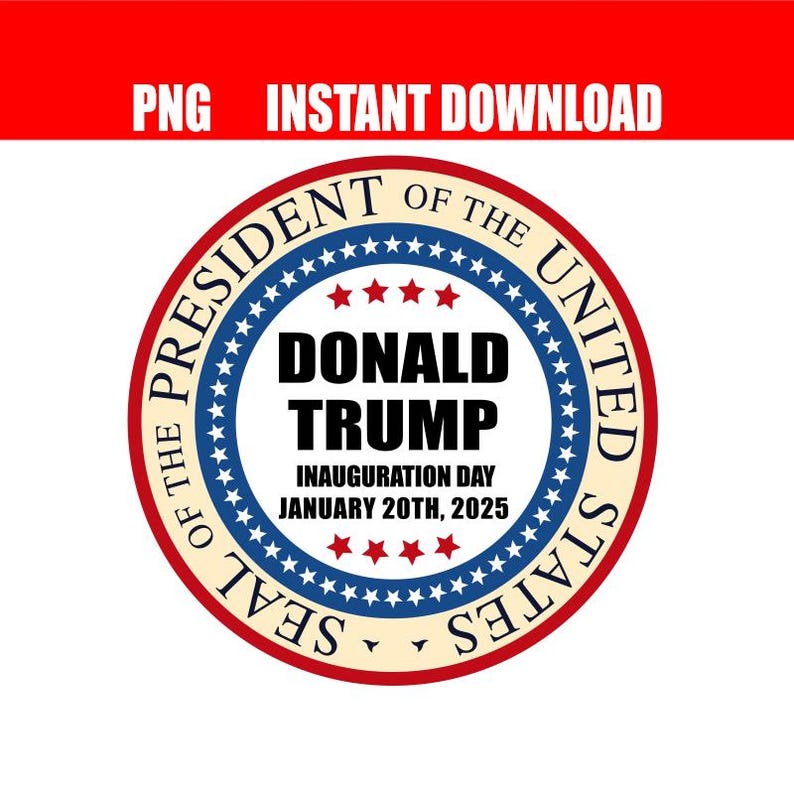 Donald Trump Inauguration Day 2025 Png, 47th US President Inauguration ...