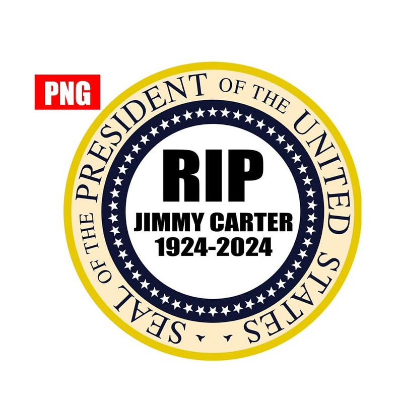 Jimmy Carter RIP PNG, Jimmy Carter Png, Jimmy Carter RIP Shirt, Jimmy ...
