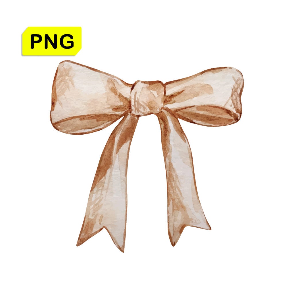 Brown Bows PNG, Coquette Home Decor, Bow Collage PNG, Girly Girl Brown ...