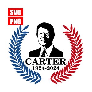 Jimmy Carter SVG, Jimmy Carter Png, Jimmy Carter RIP, Jimmy Carter ...