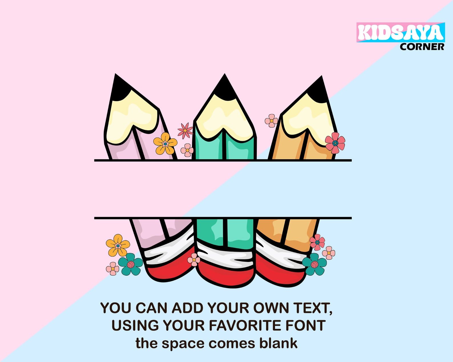 Pencil Name Frame Png, Teacher Png, Teacher Shirt, School Png, Digital ...