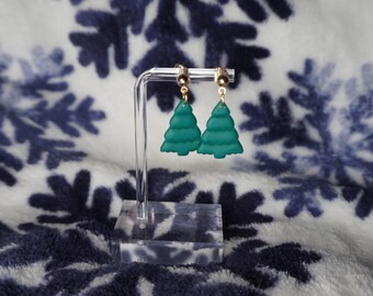 Green Wooden Squiggle Christmas Trees - Etsy