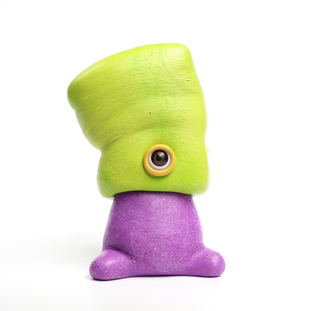 Green/purple Buddy - Etsy