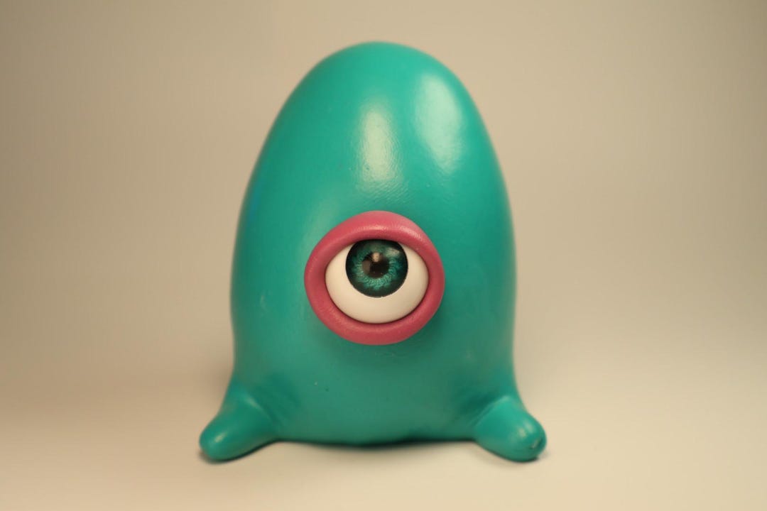 Sitting Teal Blob - Etsy