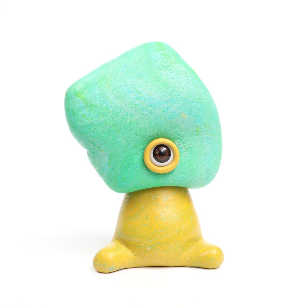 Teal Blob Head - Etsy