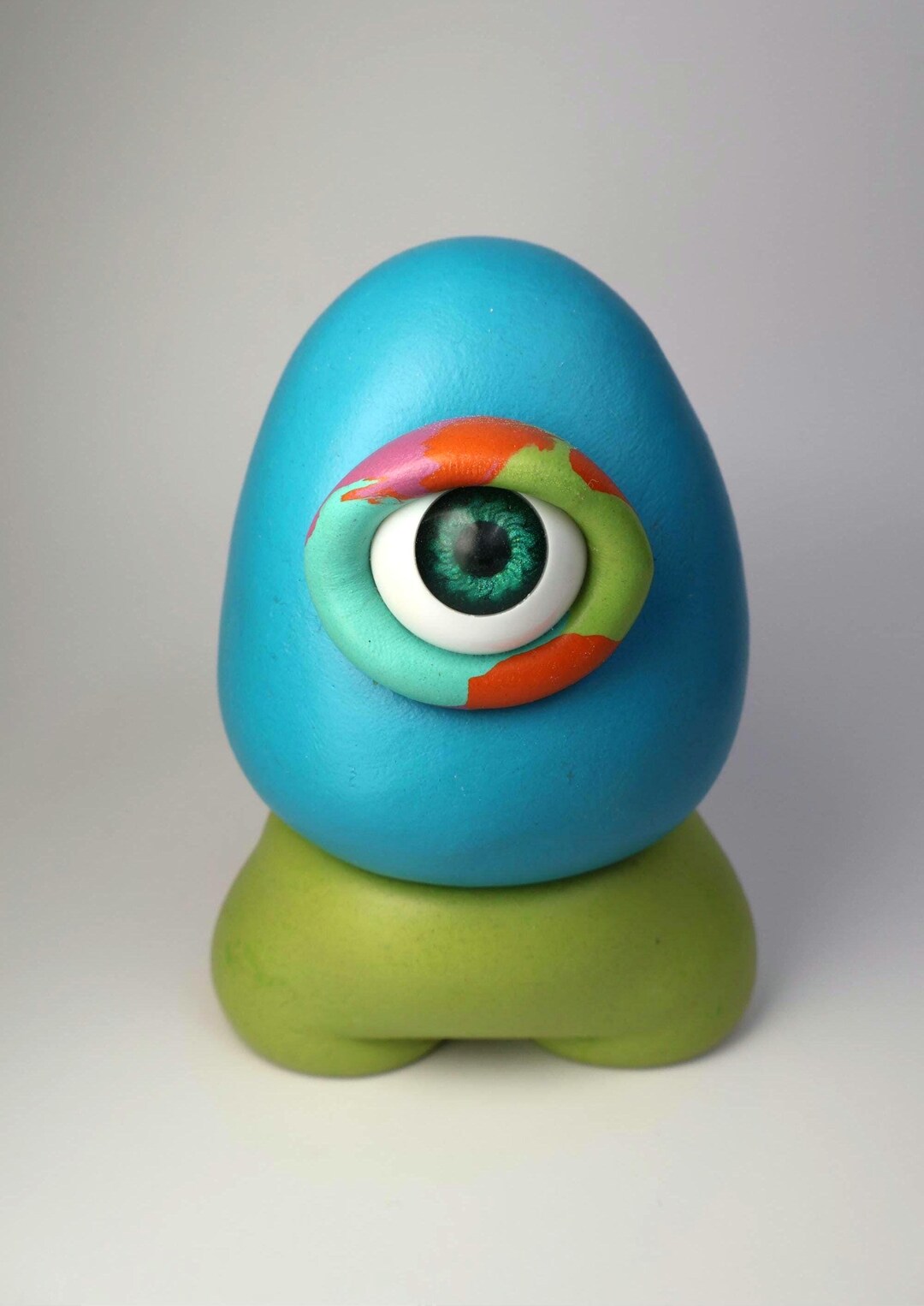 Blue/green Blob Head - Etsy