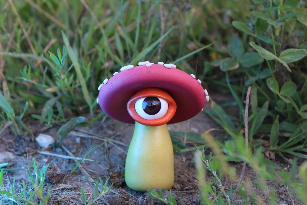 Red/yellow Mushroom - Etsy