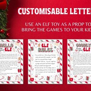 Printable Elf Kit Christmas Games and Activities, Elf Arrival Advent ...