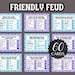 Friendly Feud Trivia Family Reunion Games, Team Building Games, Work ...
