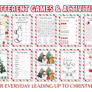 Printable Elf Kit Christmas Games and Activities, Elf Arrival Advent ...